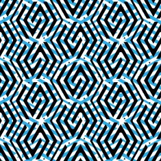 Geometric messy lined seamless pattern colorful vector endless free ...