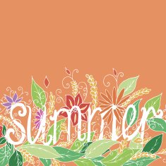 Summer lettering on chalkboard background N3 free image download