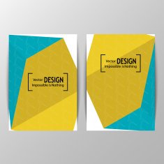 Flyer or Cover Template Design Vector free image download