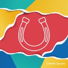 Saddle line icon free image download