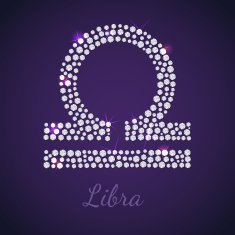 Diamond zodiac Libra free image download