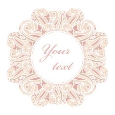 Decorative greeting card template free image download