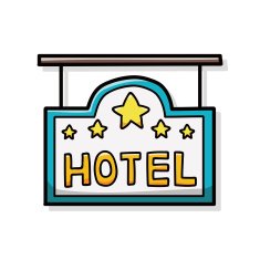 Hotel sign doodle N2 free image download