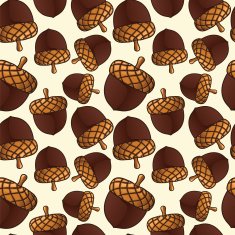 Autumn Acorn Seamless Pattern N2 free image download
