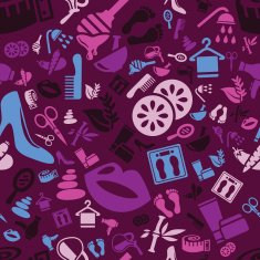 Beauty seamless pattern free image download