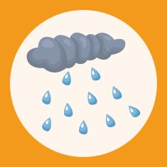 Weather rainy day theme elements N2 free image download