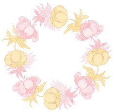 Hand drawing vector floral frame or border N3 free image download