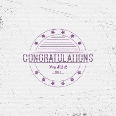 Congratulation badges cards and labels for any use N9 free image download