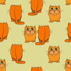 Seamless texture Cats free image download