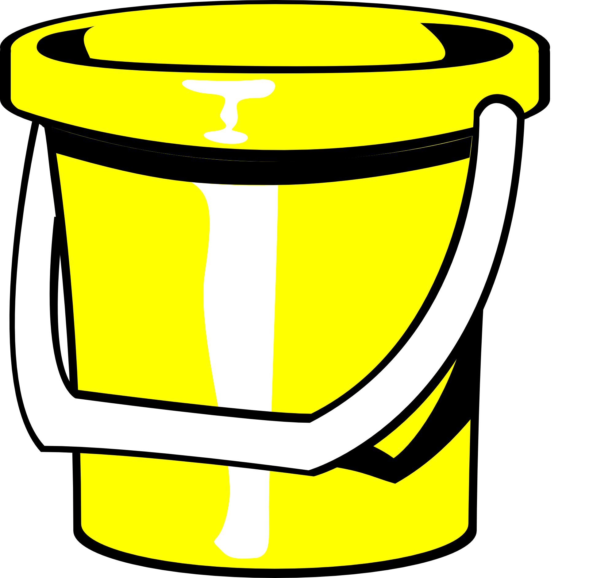 Yellow toy bucket drawings free image download