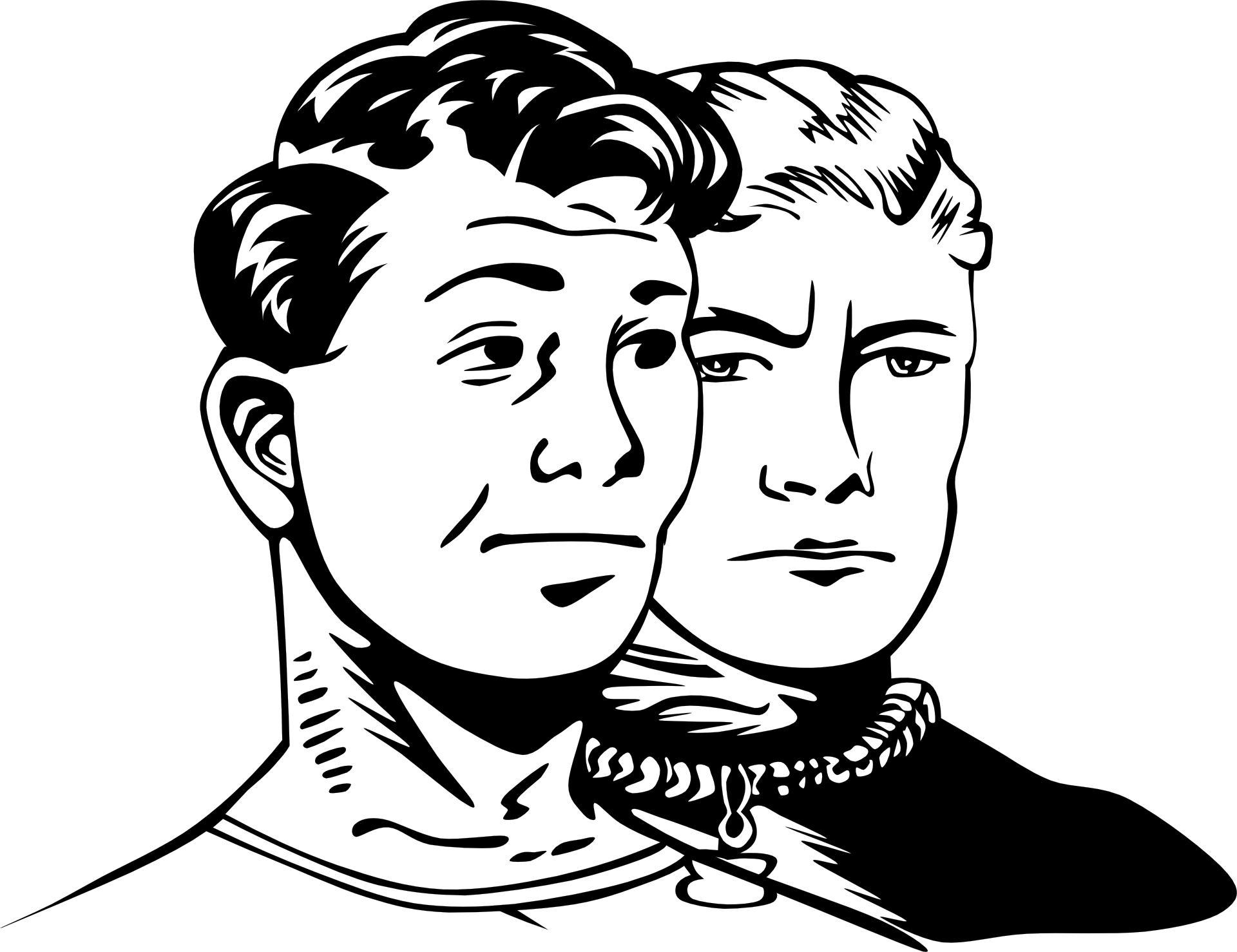 Menacing men free image download