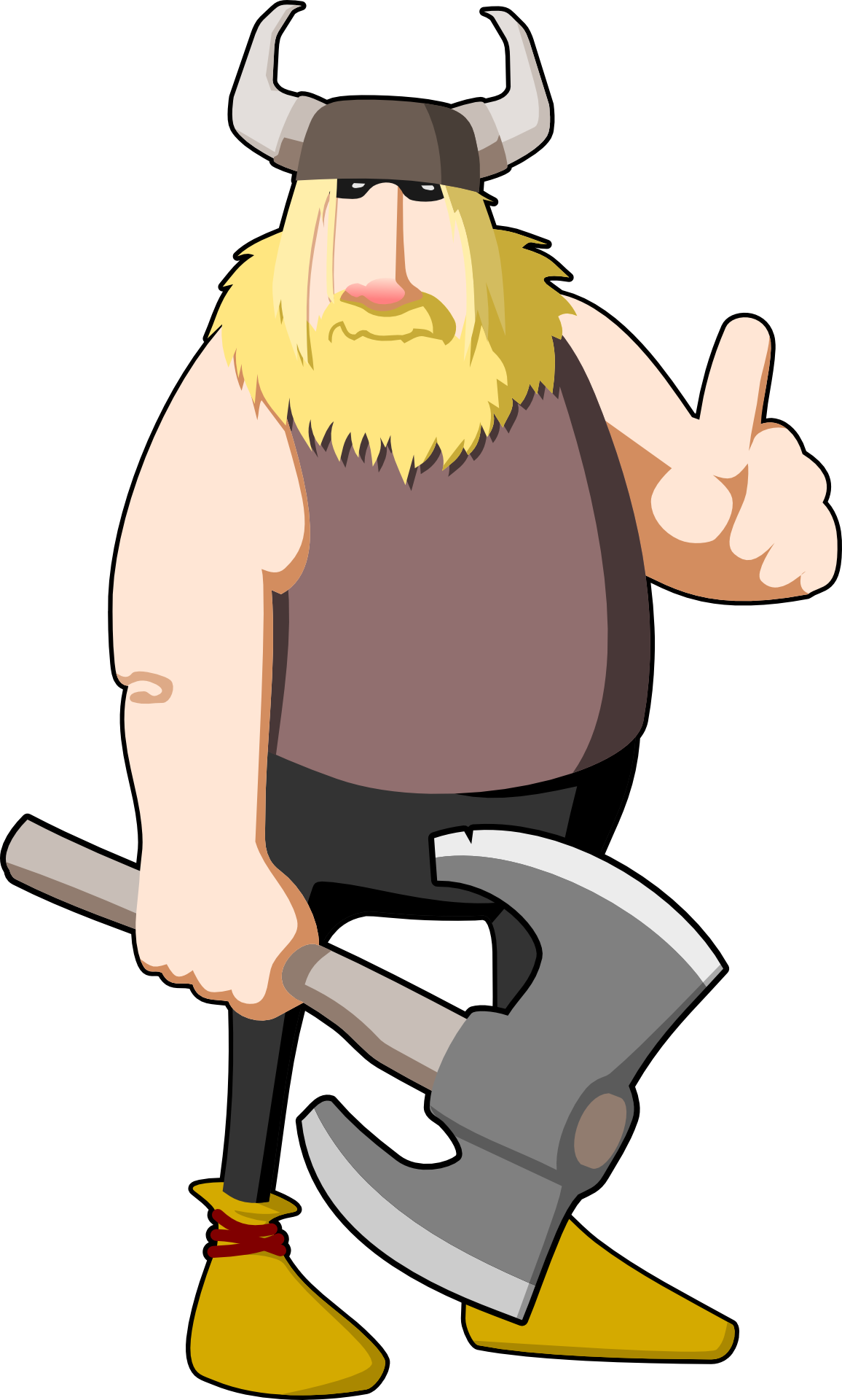Strong viking drawing free image download