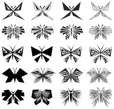 Butterfly symbols N5 free image download