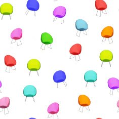 Chairs seamless pattern N2 free image download