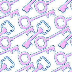 Seamless pattern with abstract keys free image download