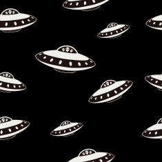 Seamless pattern with space saucers N3 free image download