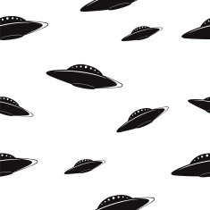 Seamless pattern with space saucers N6 free image download
