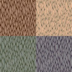 Vector seamless patterns with curvy elements free image download