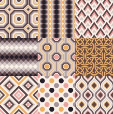Seamless geometric retro pattern N4 free image download
