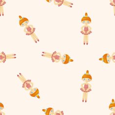 Ballet dancer seamless pattern N7 free image download