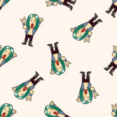 Band member singer seamless pattern N4 free image download