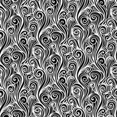 Seamless vector pattern with overlapping waves N2 free image download