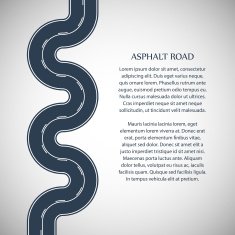 Asphalt road with white double solid and intermittent marking N2 free ...