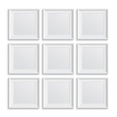 Set of square picture frames free image download
