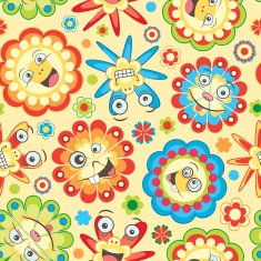 Bright fun flowers free image download