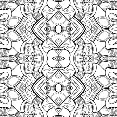 Vector Seamless Monochrome Abstract Pattern N39 free image download