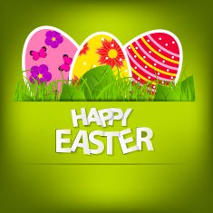 Happy Easter Spring Background Vector Illustration N19 free image download