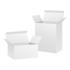 Blank open boxes set free image download