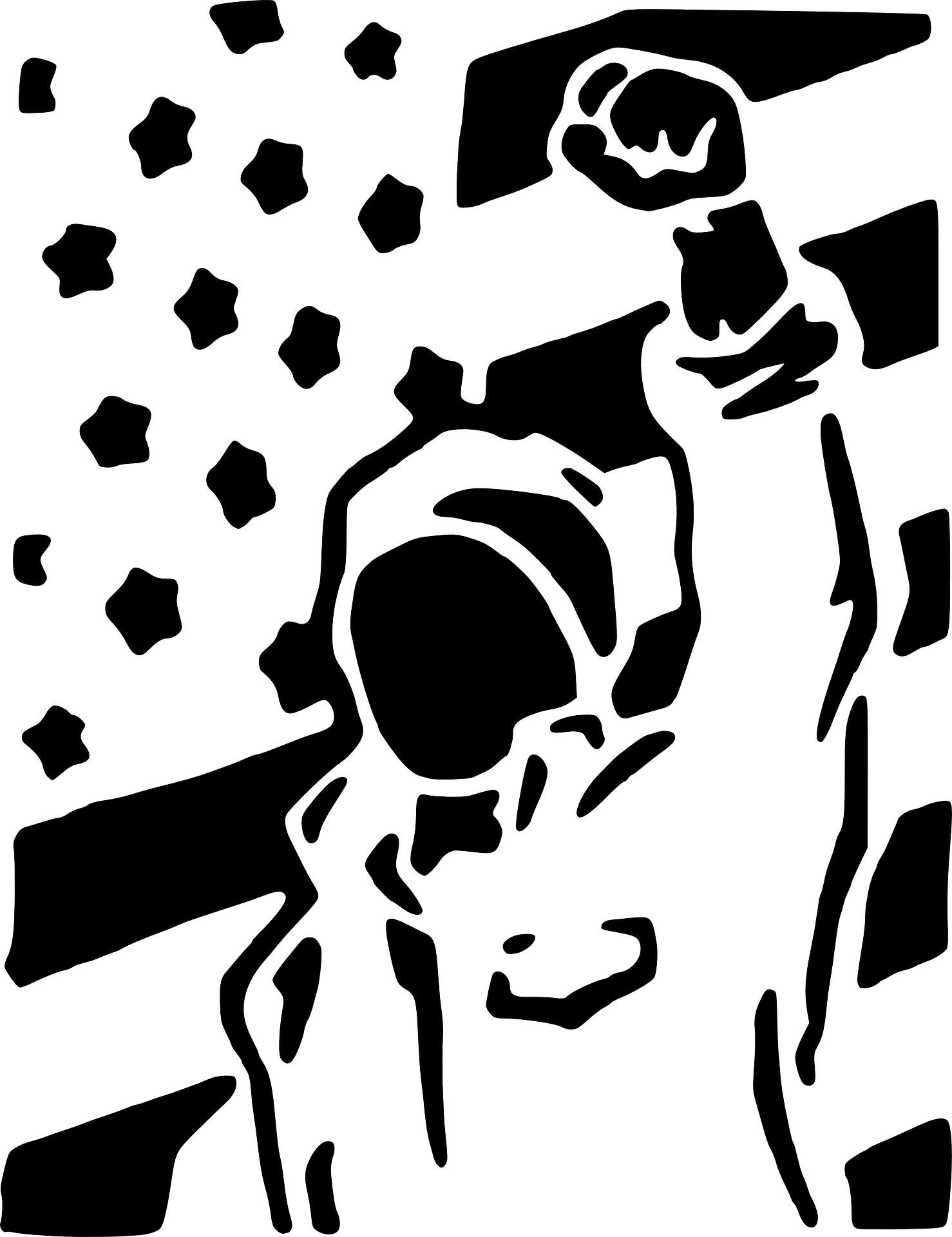 Dissent man drawing free image download