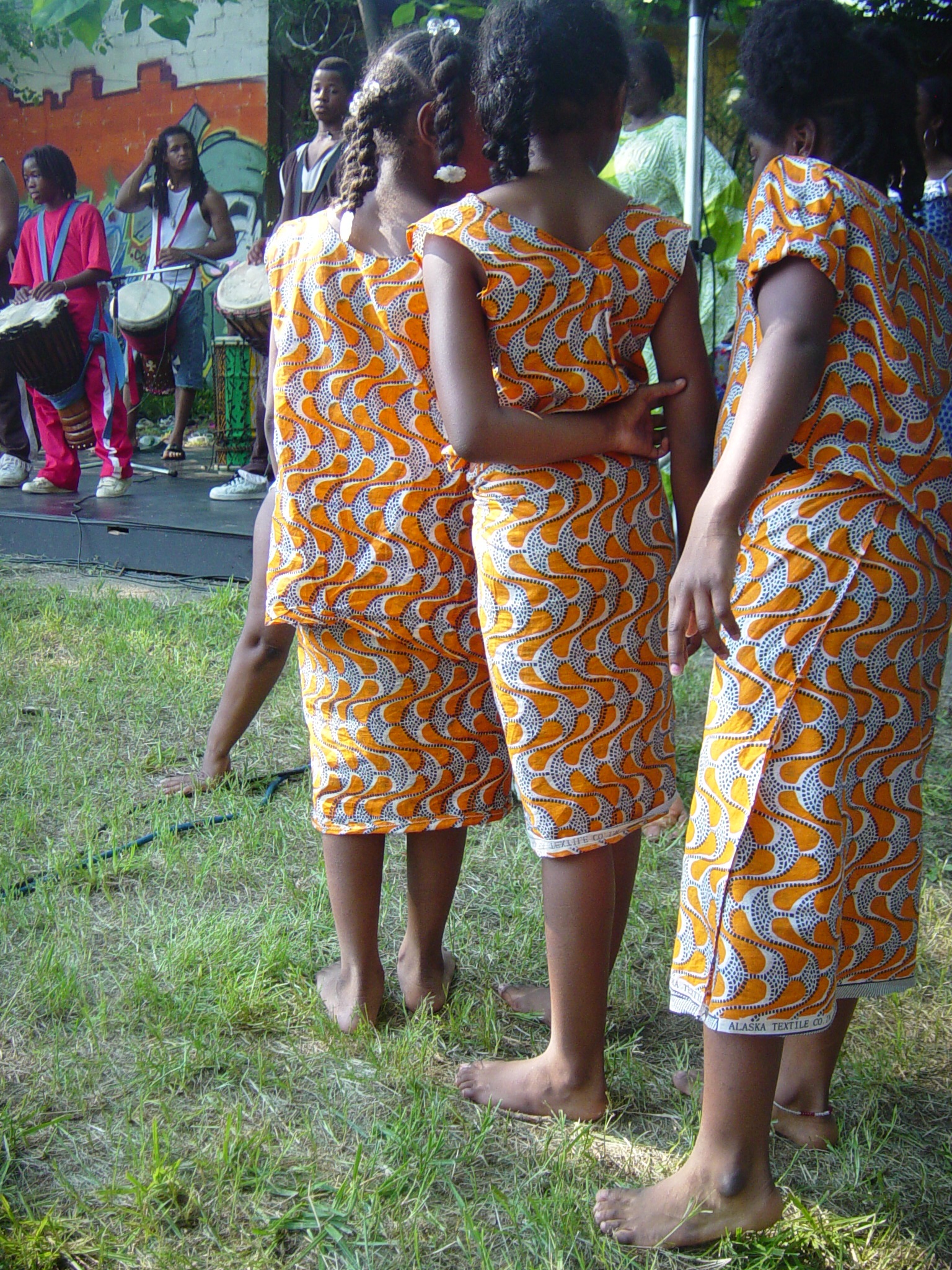 People at the african festival free image download