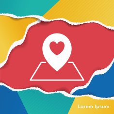 Love location icon free image download