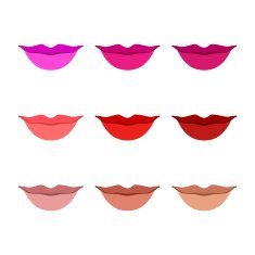 Women lips vector icon set free image download