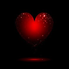 Sparkling heart free image download