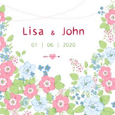 Wedding invitation N85 free image download
