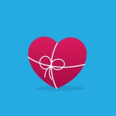 Heart Wrapped String free image download