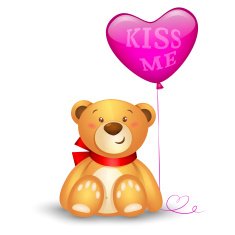 Cute teddy bear with in heart N2 free image download