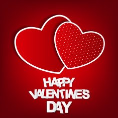 Happy Valentines Day Card Vector Illustration N58 free image download