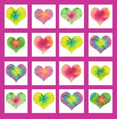 Batik valentin hearts background free image download