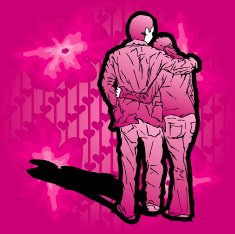 Cuddling couple N2 free image download