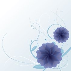 Spring Scroll flowers blooming free image download