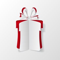 Gift box cut of paper free image download