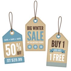 Vintage Retail Tags free image download