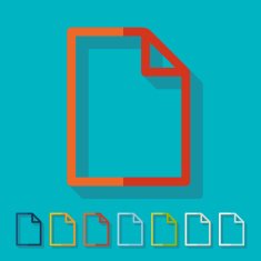 Flat design paper N2 free image download