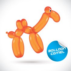 Balloon Camel Illustration N2 free image download