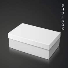 White shoe box free image download