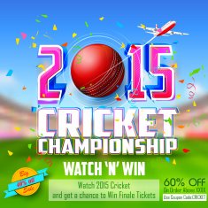 Sale and Promotion banner for Cricket season free image download